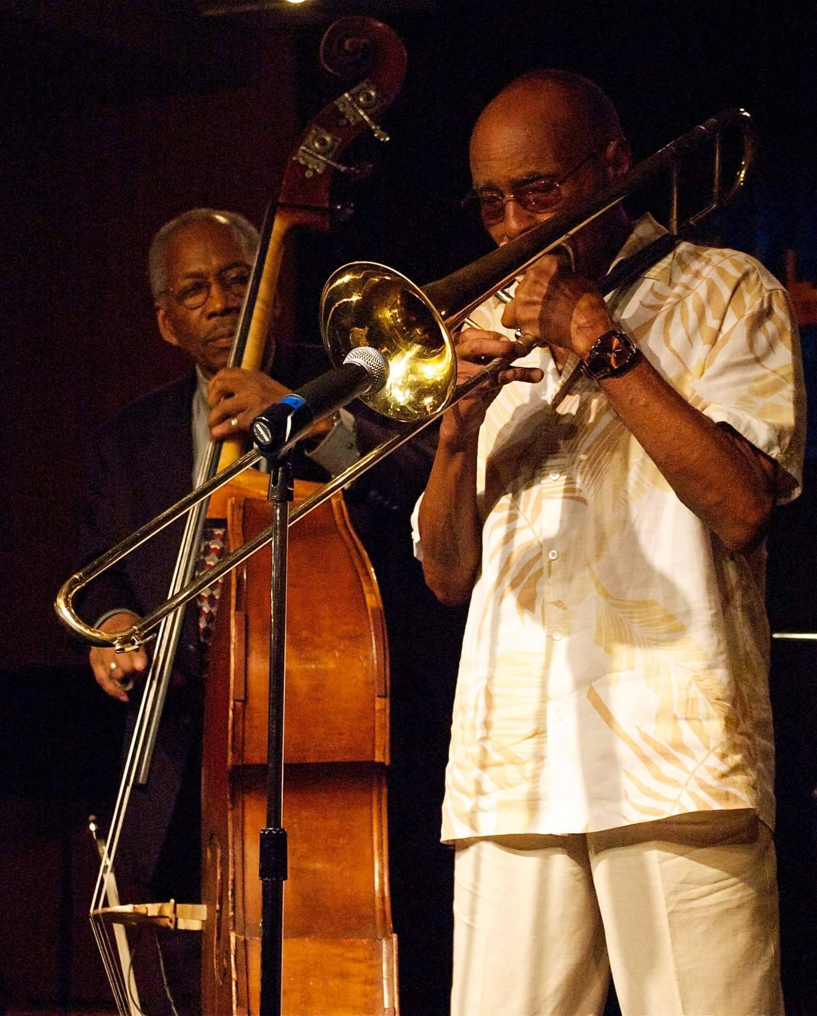 Palladium’s favorite bass player, John Lamb, traveled far on his 82 ...