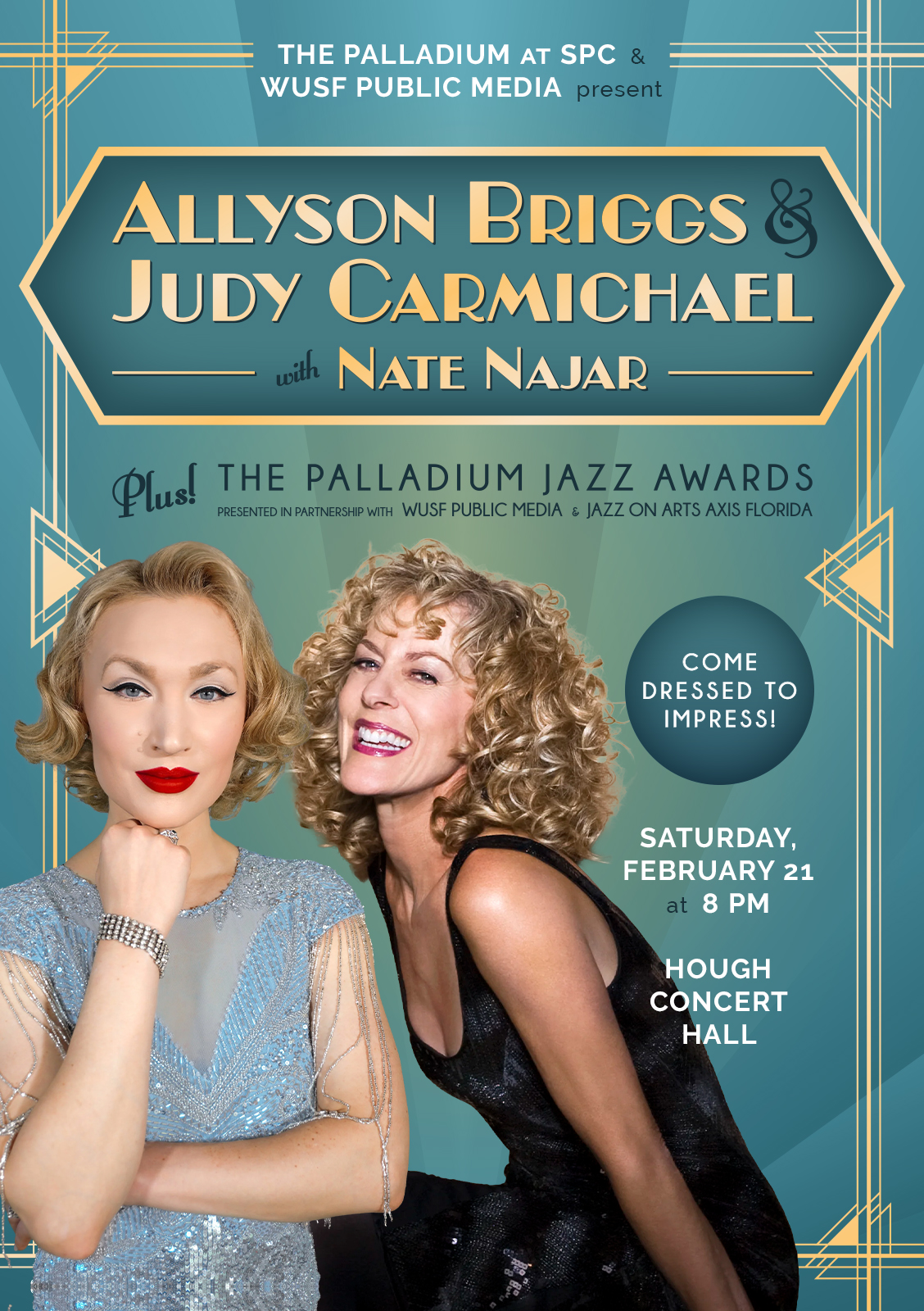 WUSF Presents Allyson Briggs & Judy Carmichael with Nate Najar – My ...